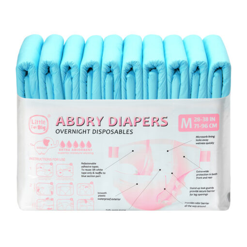 ABDry Ultra Absorbent Diapers 10 Pieces Pack Blue(M)/(L)/(XL ...