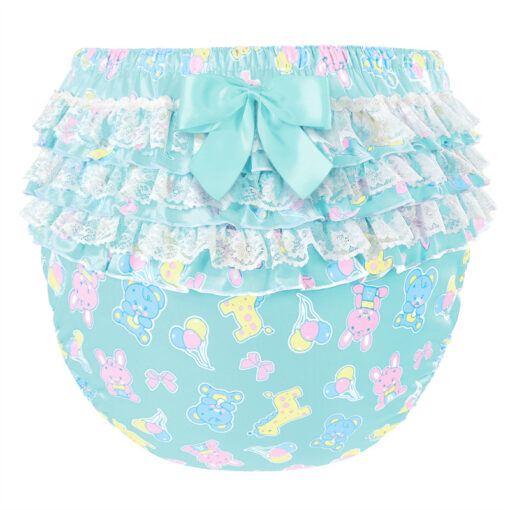 Baby Parade Pattern Ruffle Adult Diaper Cover - LittleForBig Cute ...